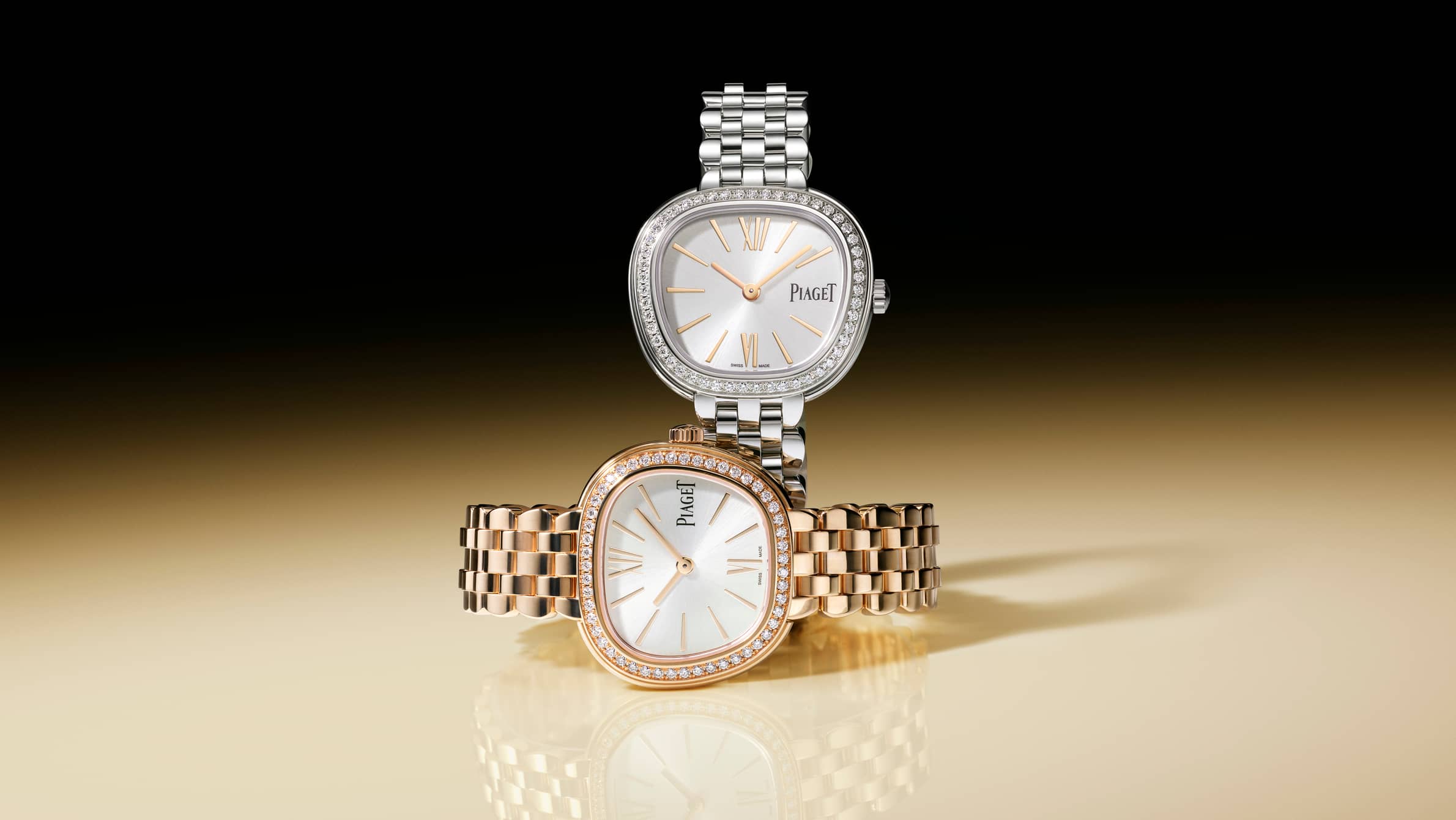 Piaget Steel Rose Gold Watch G0A50301
