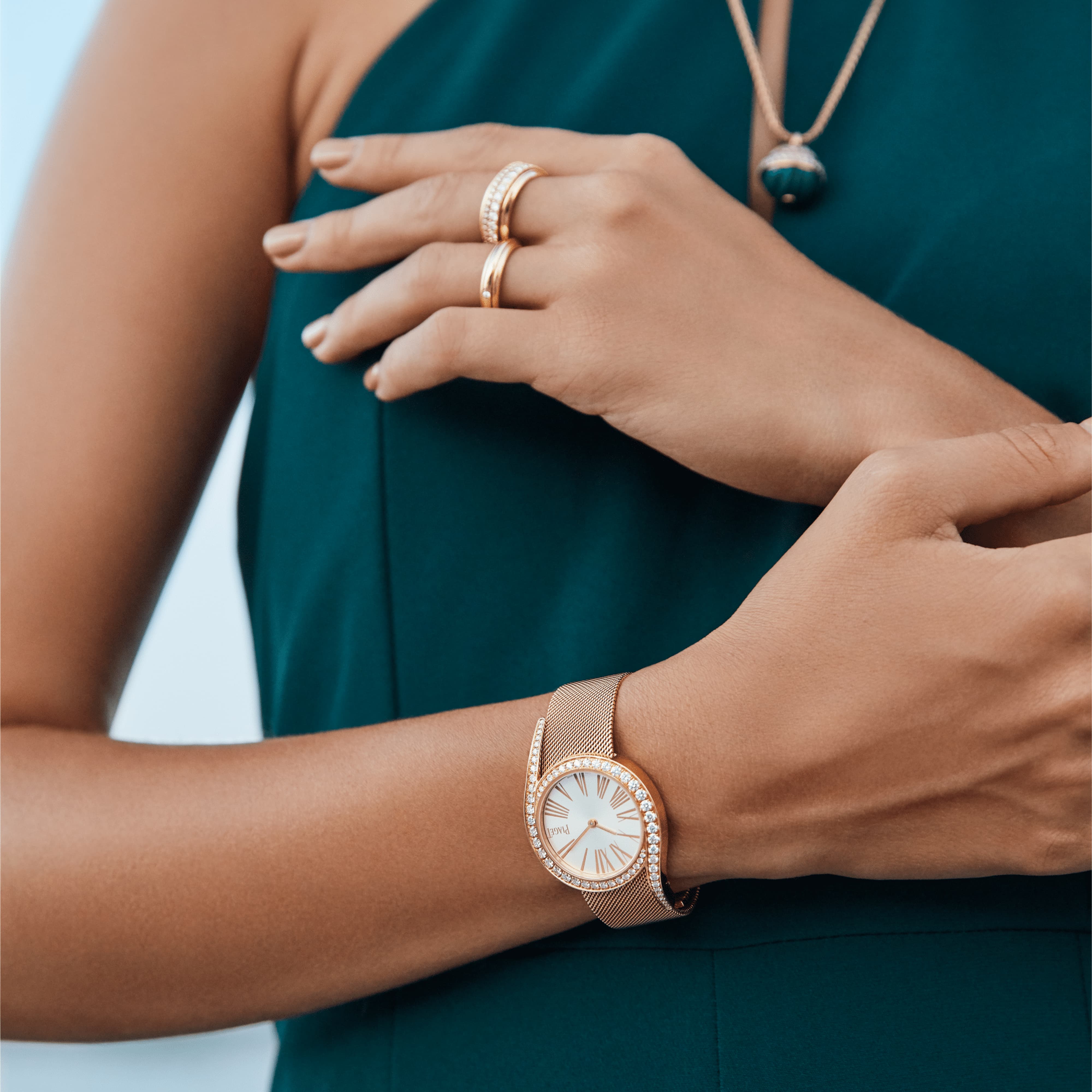 Diamond Rose Gold Watch - Piaget Women’s Luxury Watch G0A41213