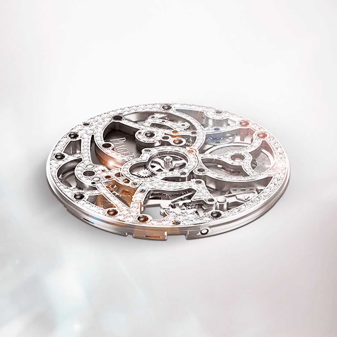 1200D Gem-set Ultra-thin Skeleton Movement - Piaget Luxury Watches