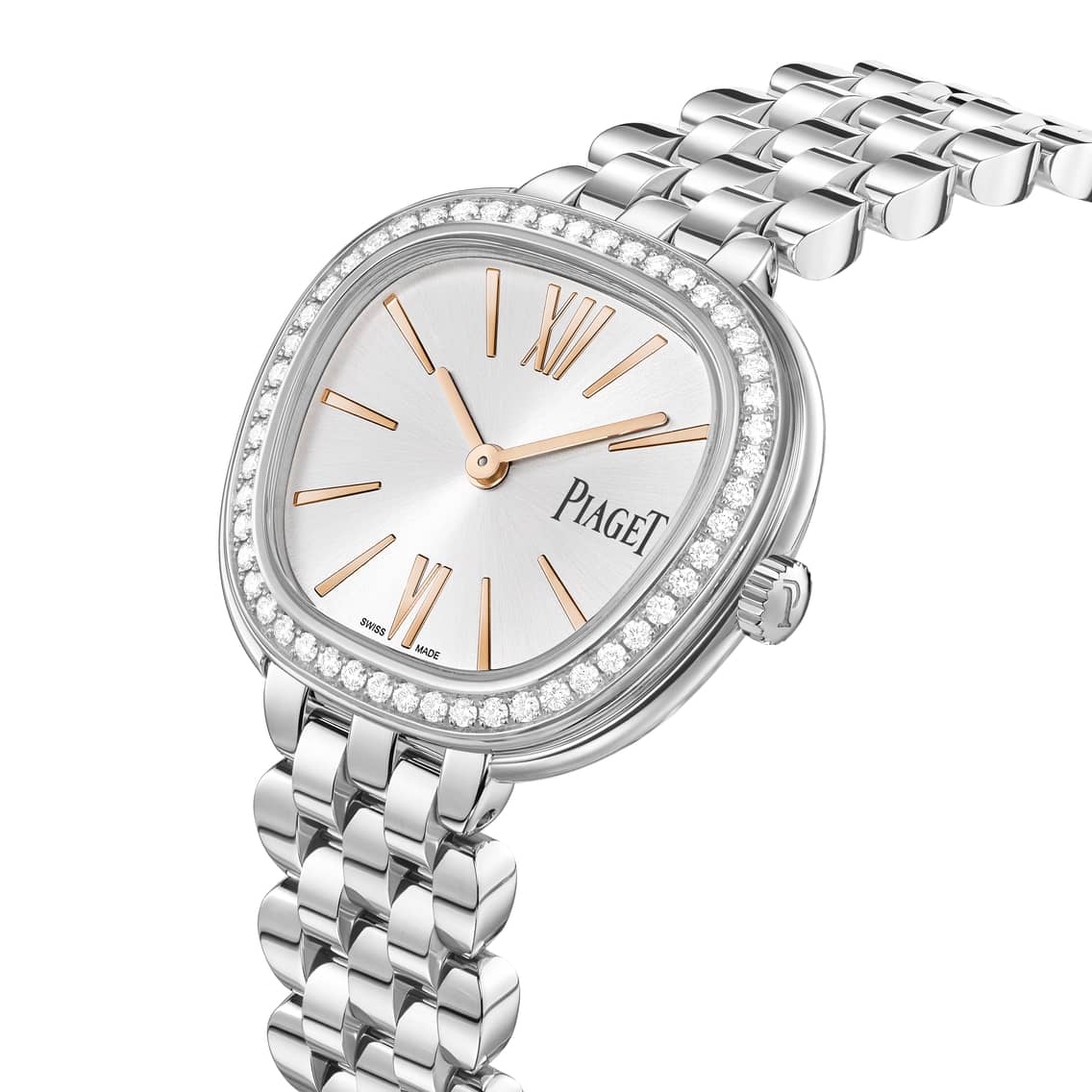 Piaget Steel Diamond Watch G0A50300