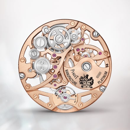 1200D1 Rose Gold Ultra-thin Skeleton Movement - Piaget Watches