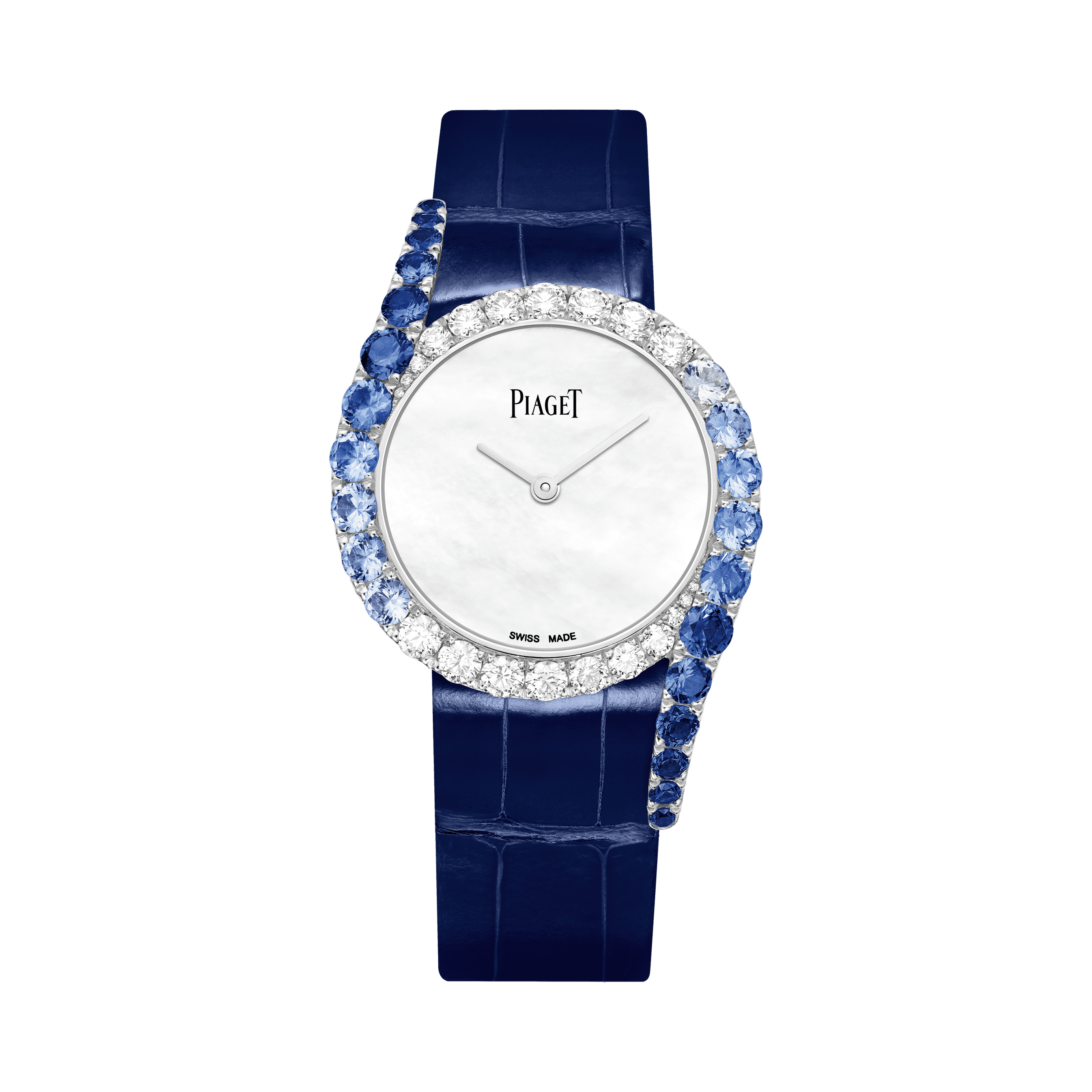 White Gold Sapphire Diamond Watch - Piaget Luxury Watch G0A45363