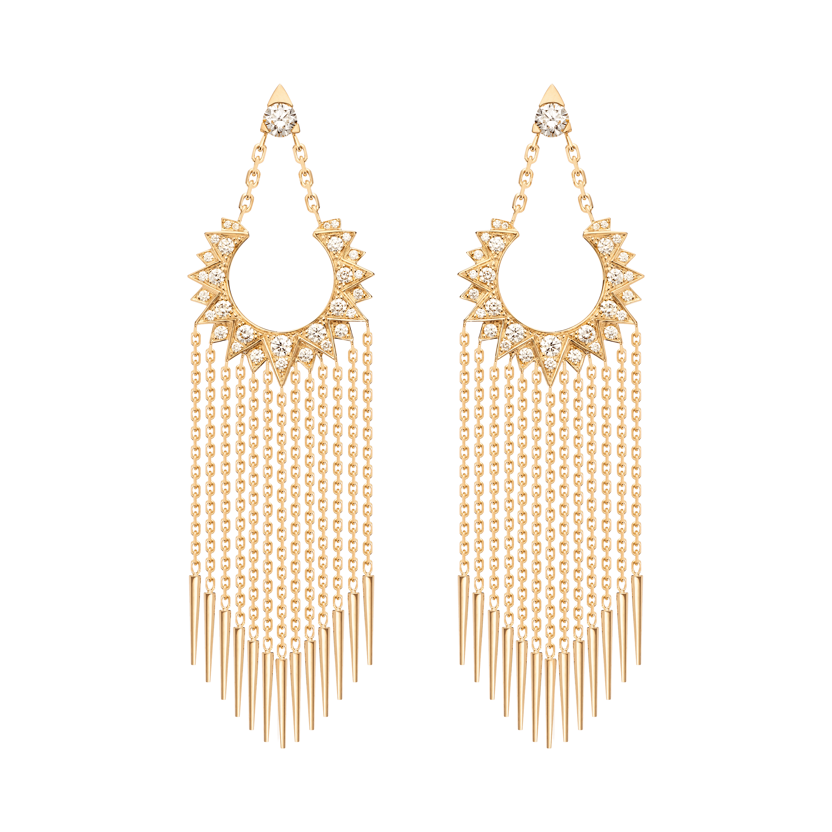 Piaget Rose Gold Diamond Earrings G38L7C00