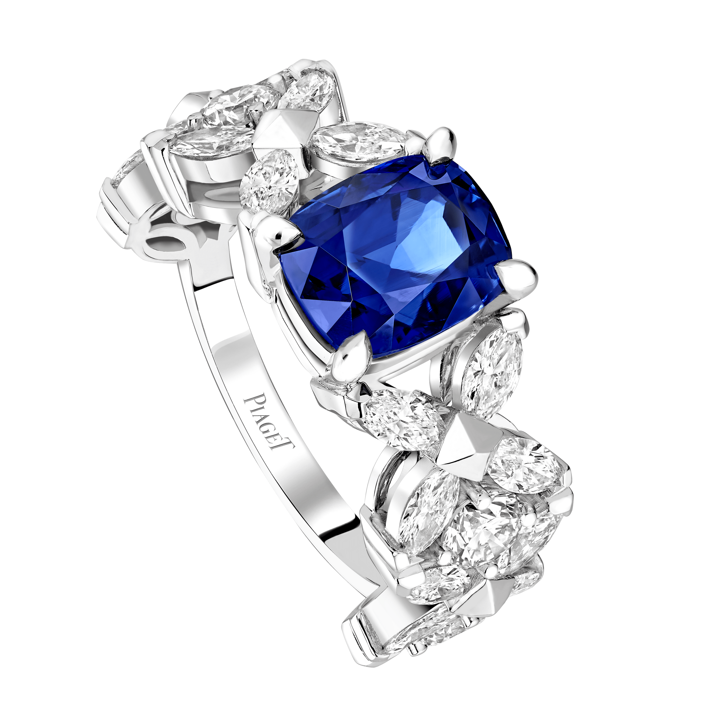 Piaget White Gold Diamond Sapphire Ring G34M6700
