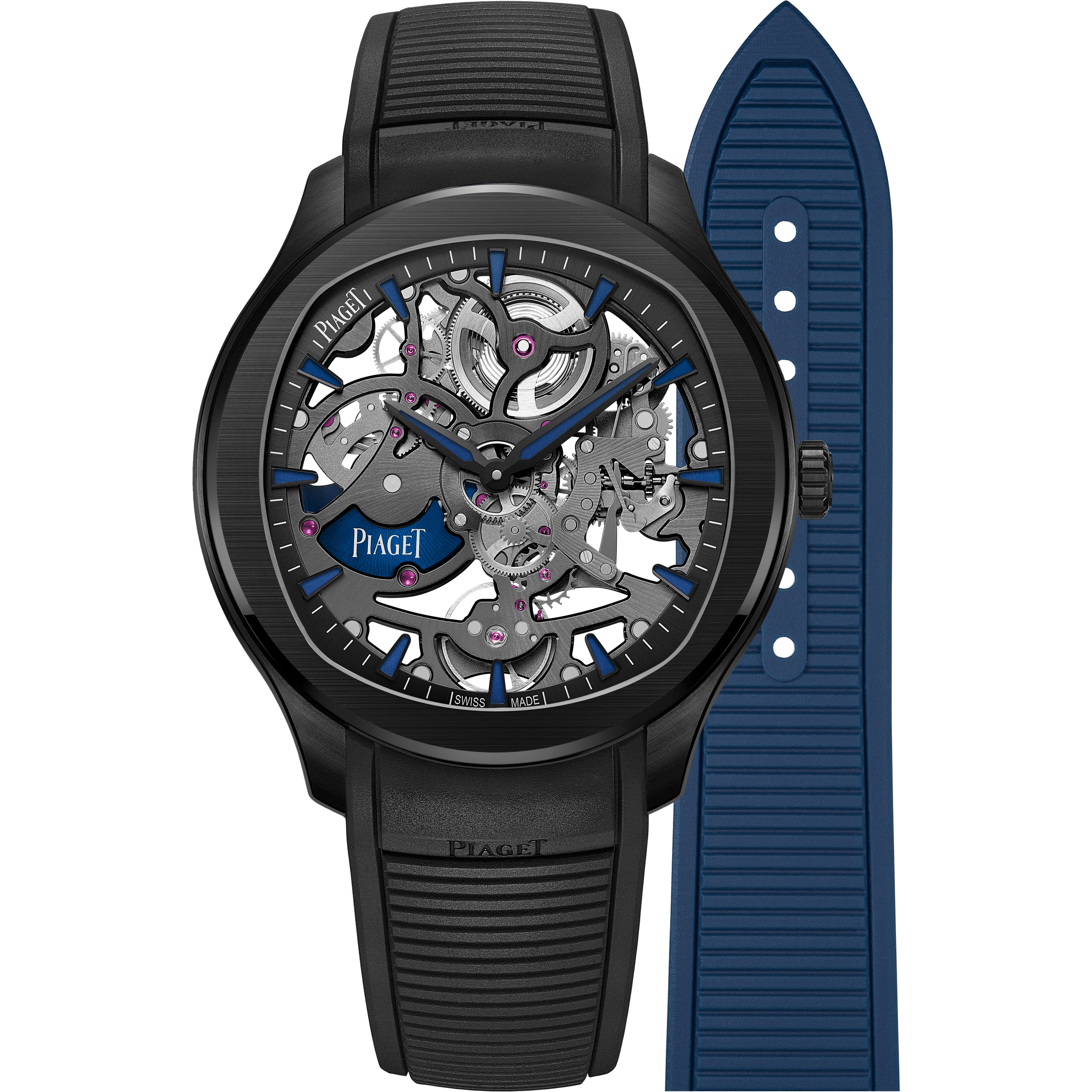 Piaget Automatic Ceramic Skeleton Watch G0A49011