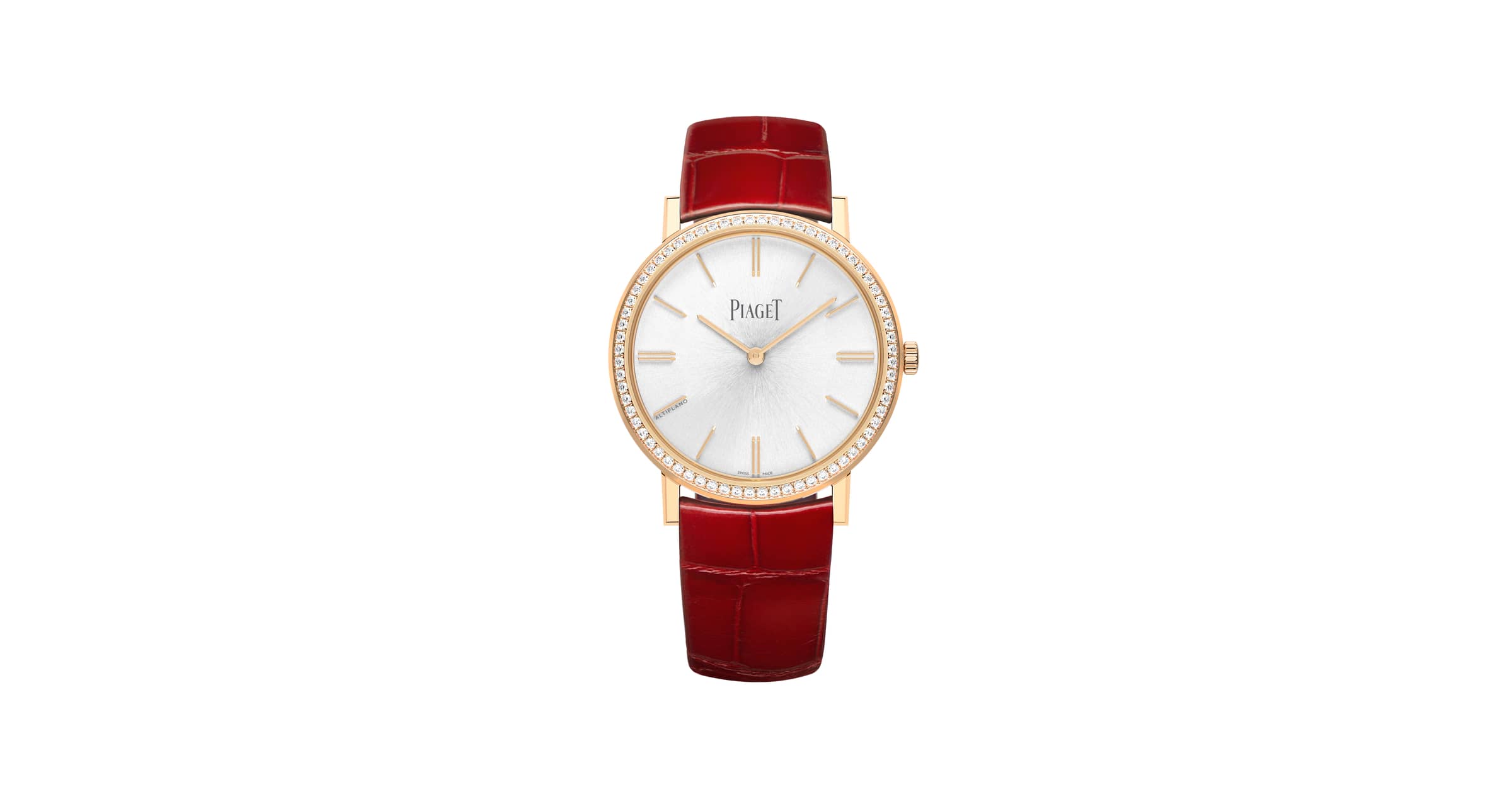 Piaget Rose Gold Diamond Ultra-Thin Watch G0A45416