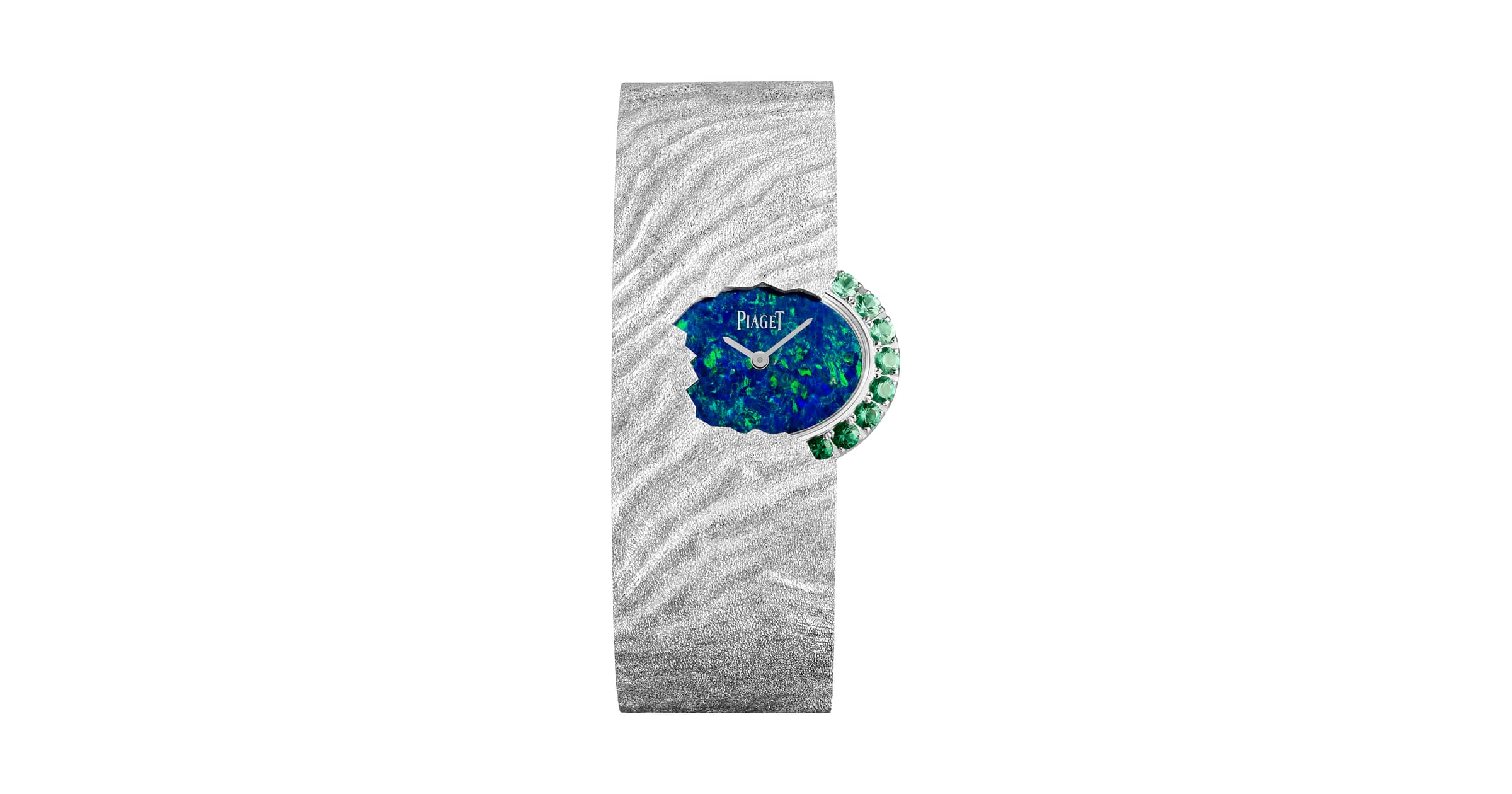 Piaget White Gold Emerald Watch G0A50256