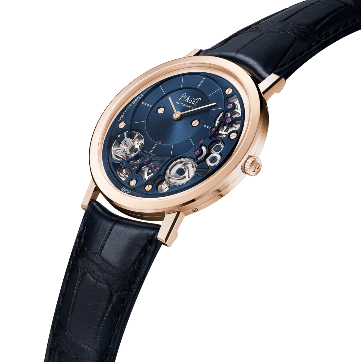 Rose Gold Ultra-Thin Automatic Watch - Piaget Luxury Watch G0A48125