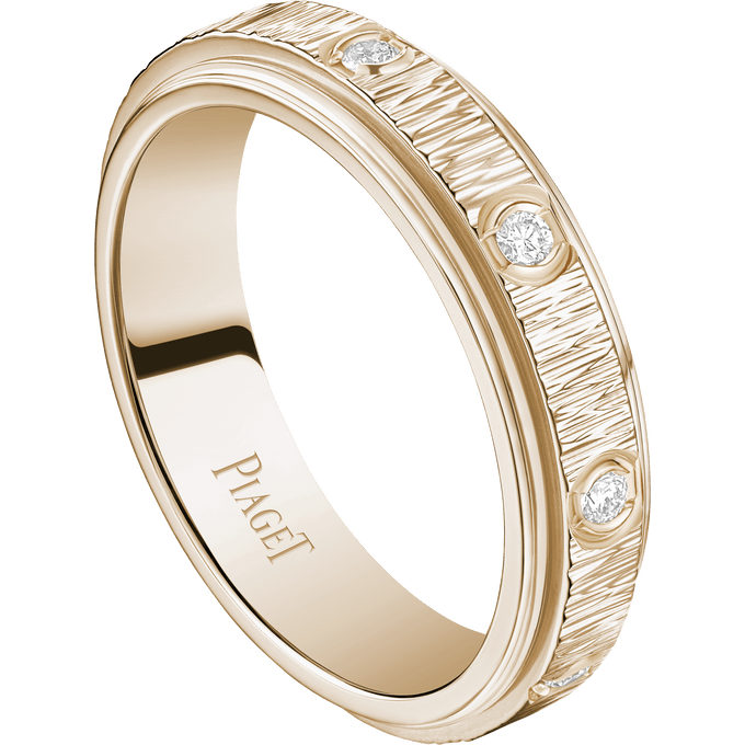Piaget Rose Gold Diamond "Decor Palace" Ring G34P9K00