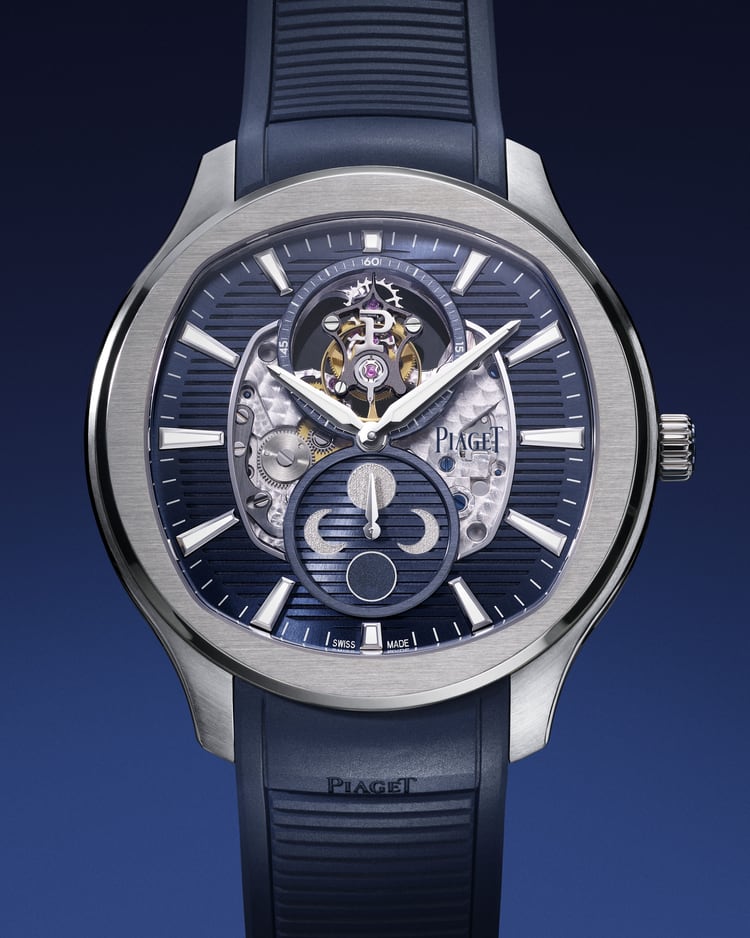 Piaget Polo Flying Tourbillon Moonphase Watch - High Watchmaking